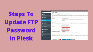 Change FTP Access Password in Plesk | 2020 Updated Guide